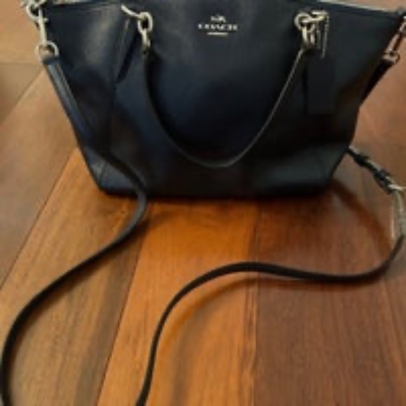 Coach | Bags | Coach Small Totecrossbody Navy Blue | Poshmark